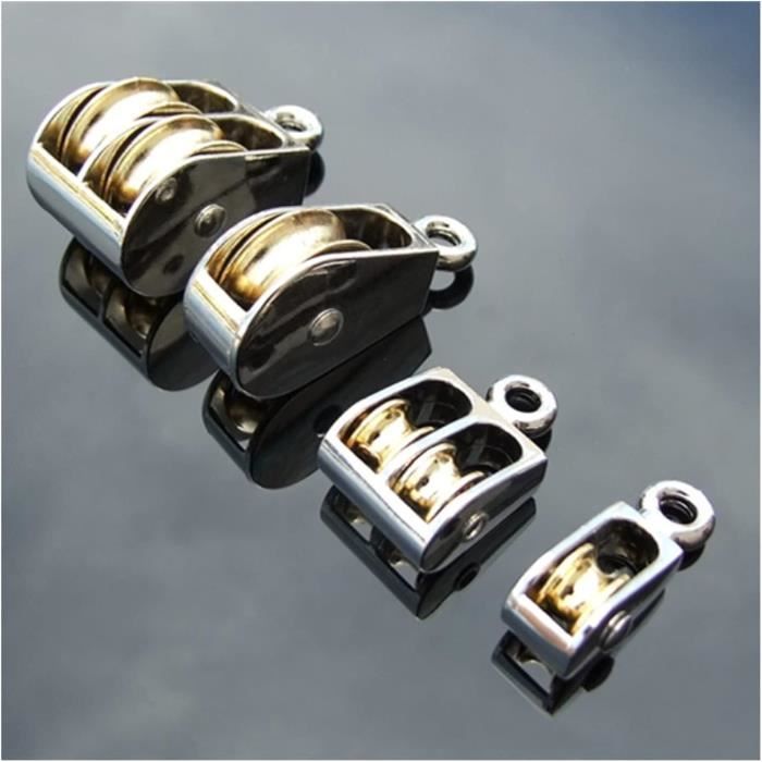 36-52Mm Poulie Métallique En Alliage De Zinc Poulie Fixe Bloc De ...