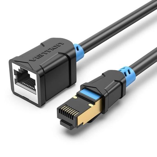 5M Cat 6 Rallonge Ethernet RJ45 Réseau Câble Extension Mâle Femelle ...