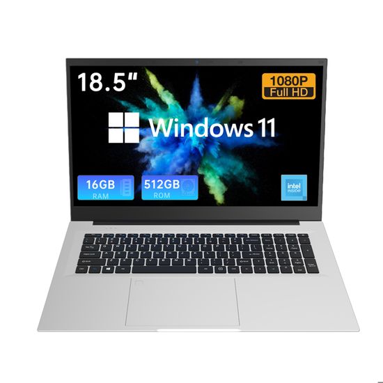 PC Portable - Windows 11 - 18.5" HD - RAM 16GB - SSD 512GB - Intel ...