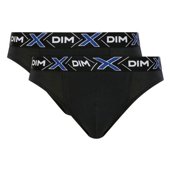 Dim X-Temp, Lot de 2 Slips Noir - Cdiscount Prêt-à-Porter