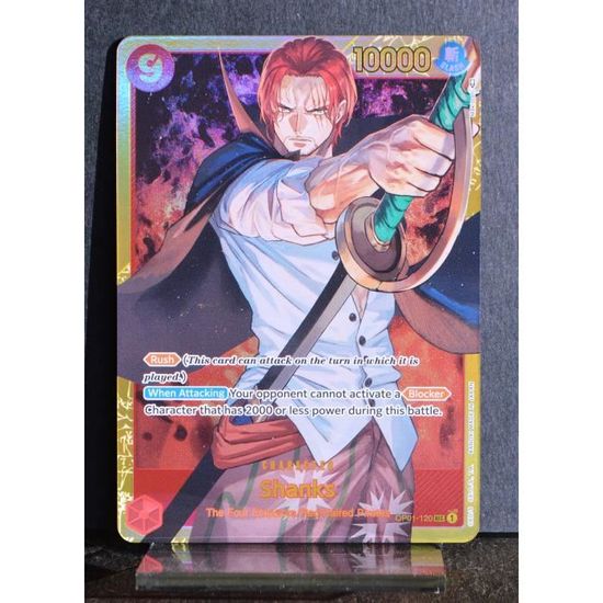 Carte Pokémon Shanks Secrète Rare OP01-120 SEC NEUF FR - Cdiscount Jeux ...