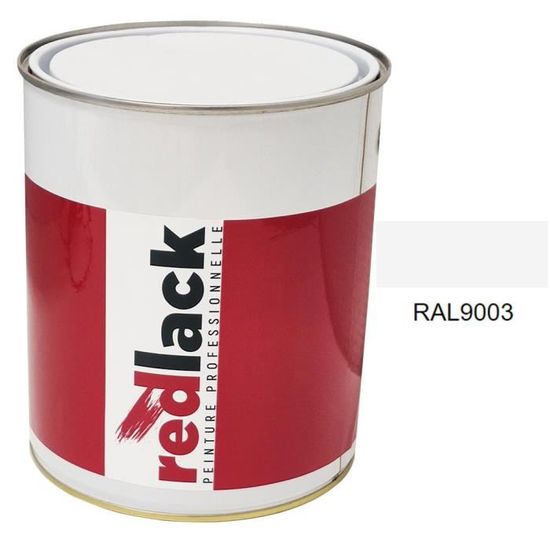 Redlack Peinture RAL 9003 Satiné multisupport 3L - Cdiscount Bricolage