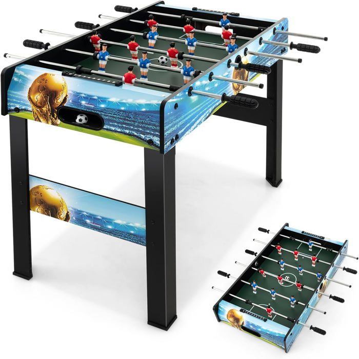 GOPLUS Table de Baby-Foot Enfants, Table Jeu de Football sur Pied avec ...