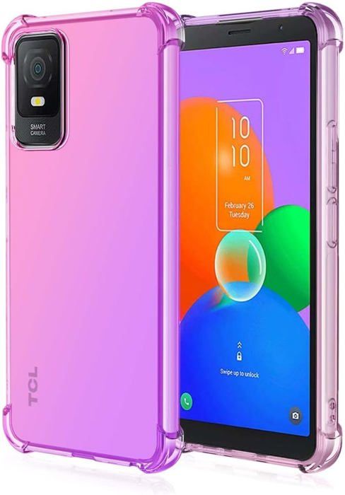 Coque Silicone Gradient Antichoc pour TCL 403 avec Housse Protection ...