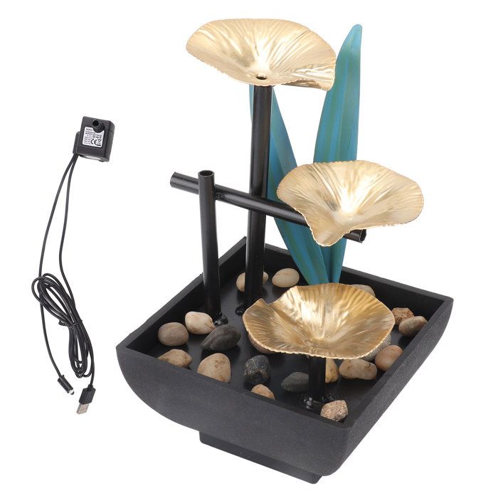 Fontaine deau de table 5V ornements fontaine cascade USB avec pompe et ...