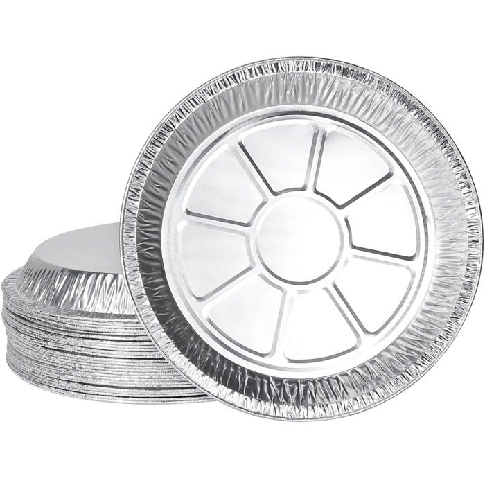 Plats en aluminium, lot de 30, récipient en aluminium jetable, plateaux ...