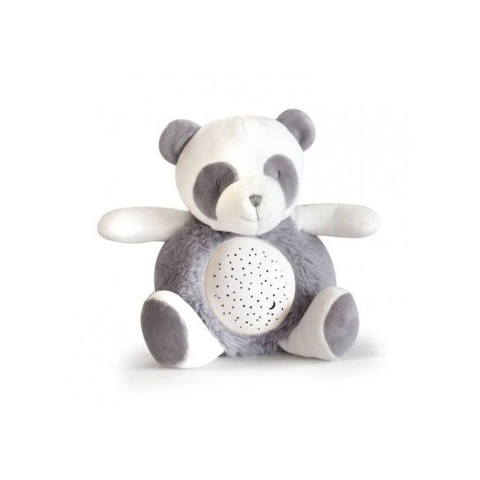 Veilleuse Musicale et Lumineuse Panda Gris 20 cm - Projection, Sons ...
