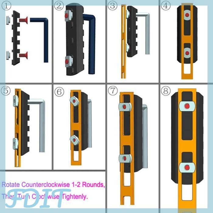 Fdit Picatinny Rail 5 7 9 11 13 Slots (Noir)Mechright Ensemble De Rails Picatinny Simples Rail ...