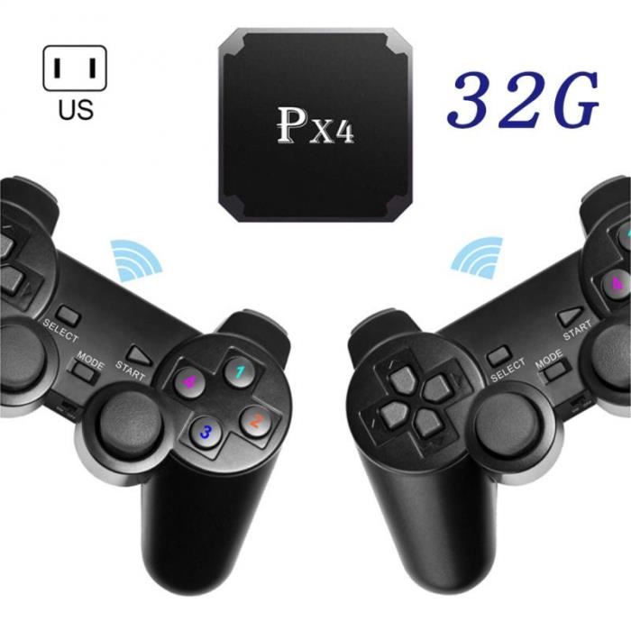BLANC-Console de jeu vidéo TV HD 4K avec manette sans fil pour ...