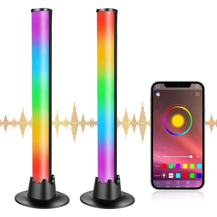 Smart LED Lampe, RGB Lampe Bureau avec Effets D'éclairage Multiples ...