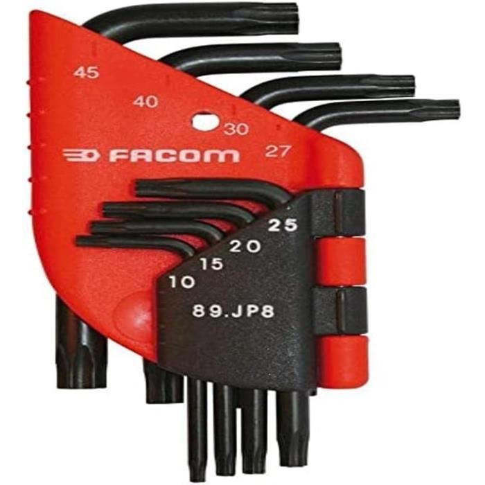 Facom Jeu De Clés Allen Mâles Coudées Torx Et Resistorx 89.Jp6 Clés ...