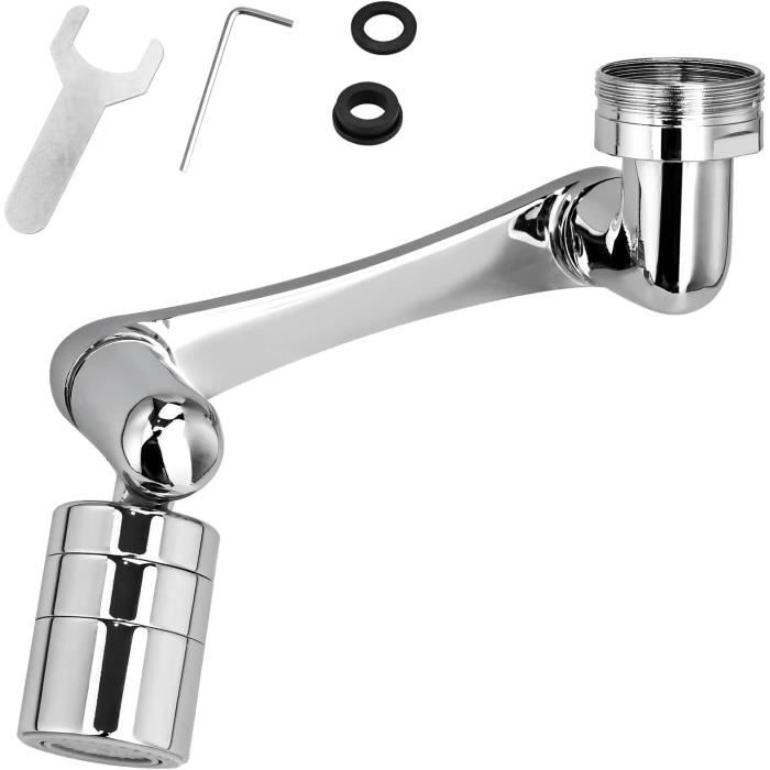 Embout de robinet rotatif, robinet pivotant à 1080 °, mousseur rotatif ...