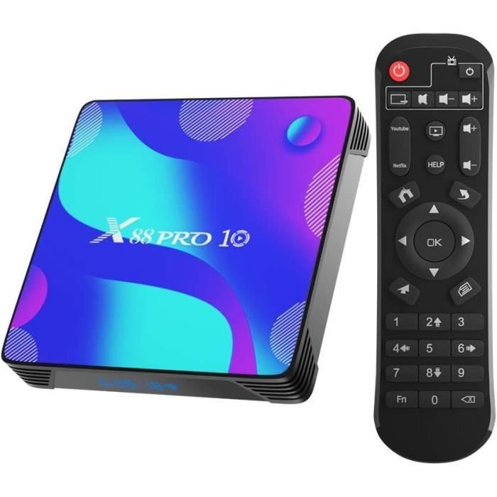 TV Box, X10 Android 11.0 TV Box 2GB RAM 16GB ROM RK3318 Quad-Core 64bit ...