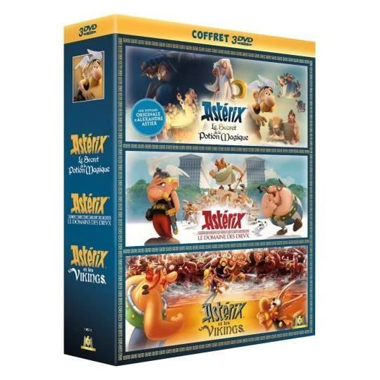 M6 Interactions Coffret Astérix 3 Films DVD - 3475001058492 - Cdiscount DVD