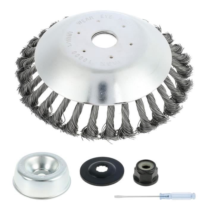 Tondeuse,Tête de tondeuse à gazon 6-8 pouces 150-200mm, brosse de coupe ...