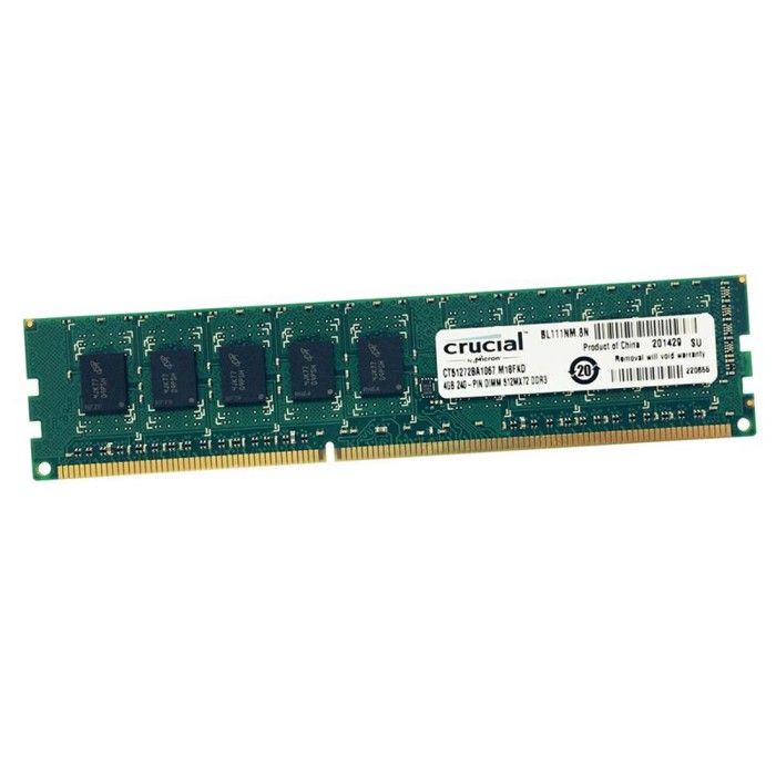 4Go RAM DDR3 PC3-8500U Crucial CT51272BA1067.M18FKD DIMM PC Bureau - Cdiscount Informatique