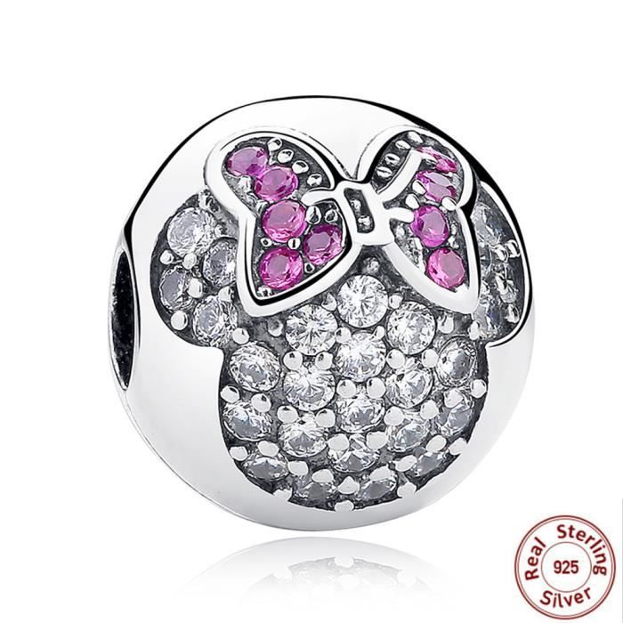 MERRILL® Argent 925 Charms Perles Compatible Pandora Bracelet- Disney ...