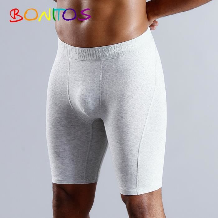 Boxer-shorty,BONITOS-Boxer à jambes longues pour hommes,sous-vêtements ...