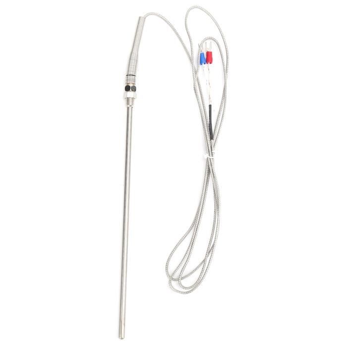 Qiilu sonde de température Sonde M8 en acier inoxydable de capteur de ...