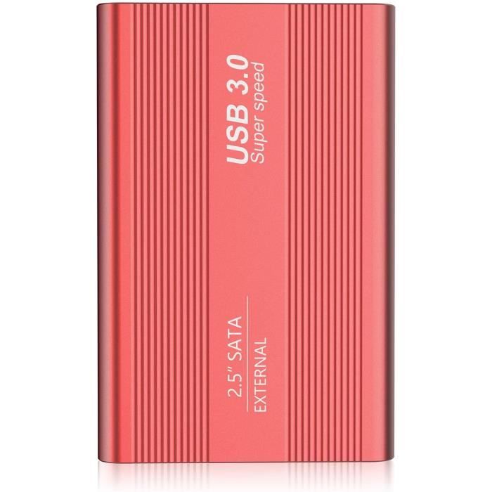 Disque Dur Externe Ultra-Mince 2.5" Sata, Stockage Hdd Pour Pc, Mac ...