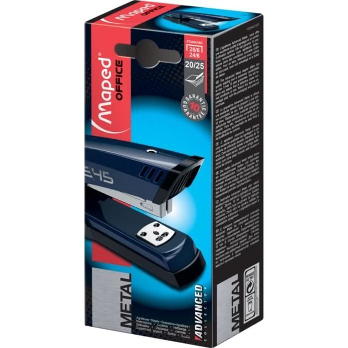Maped Office 354512 Advanced Metal A3545 Half Strip Agrafeuse nuit262 ...