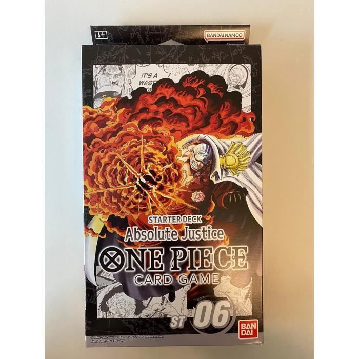 Jeu de cartes à collectionner One Piece - Absolute Justice - ST06 ...