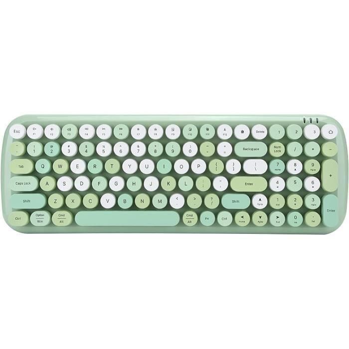 Clavier Sans Fil, Clavier Multi-Périphérique Pour Bluetooth 5.1 Clavier ...