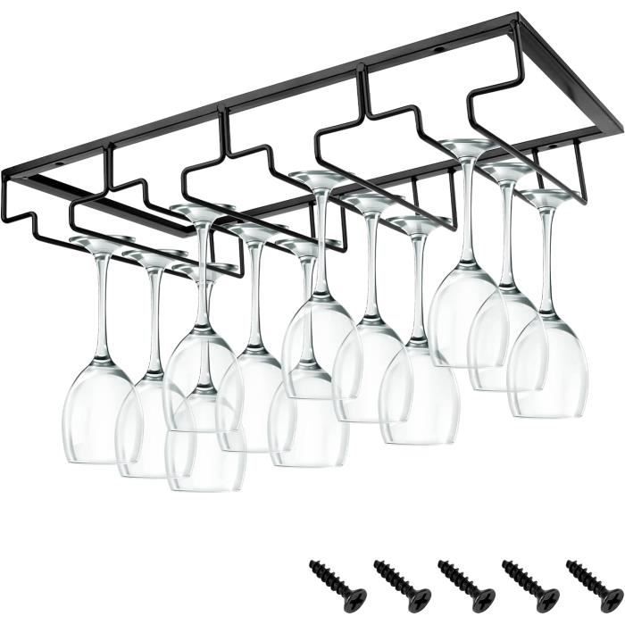 Support Pour Verre À Vin En Métal, 4 Rangs Porte-Verres À Pied ...