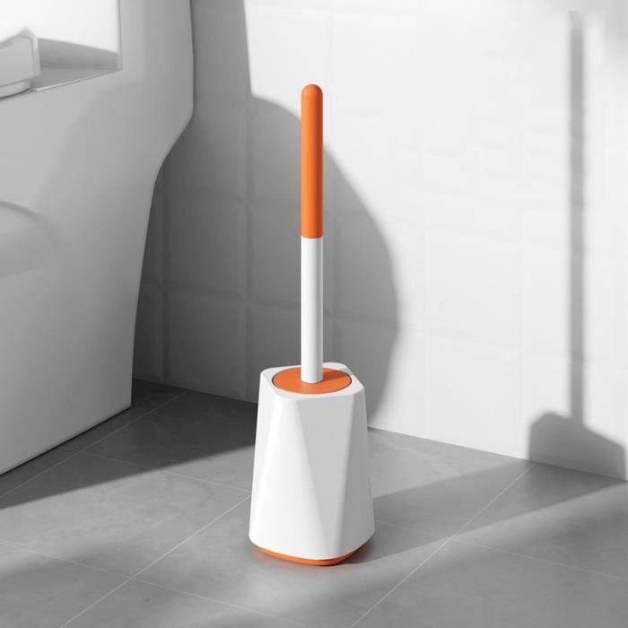 YESCUSTOM Brosse WC Balai Toilette avec Couvercle,Long Manche pour ...
