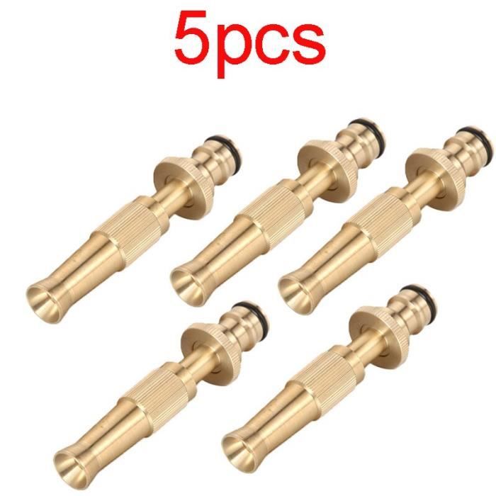 TUYAU - BUSE - ACCESSOIRE DE BUSE,water gun-5pc--Brass High Pressure Hose Nozzle Squirt Water ...
