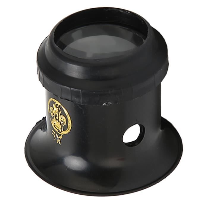 Zerodis Loupe d'horloger Loupe de Bijoutier, Matériau en Verre 5x Loupe de Montre Compacte ...