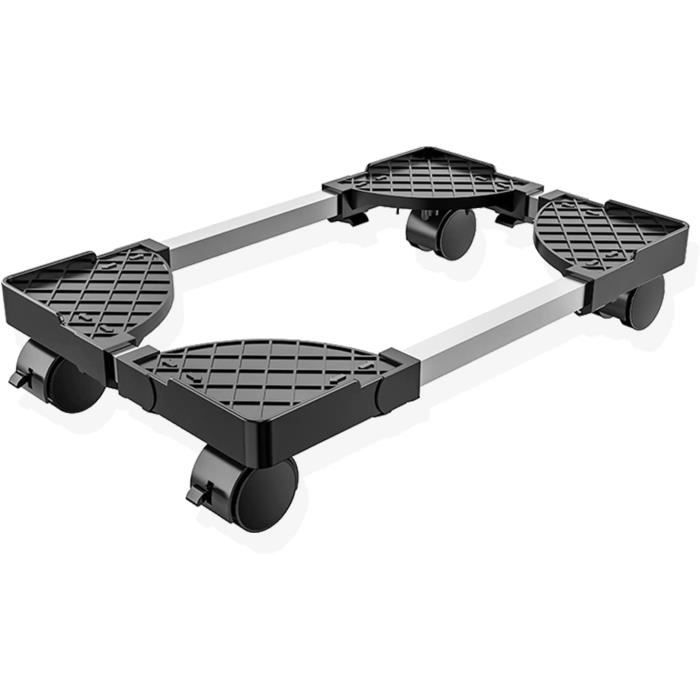 Chariot PC mobile - Noir - Support hôte avec roues - Évite l'humidité ...