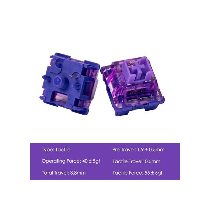 Switch Mécanique - AKKO - V3 Pro - Lavender Purple - Design Élégant ...