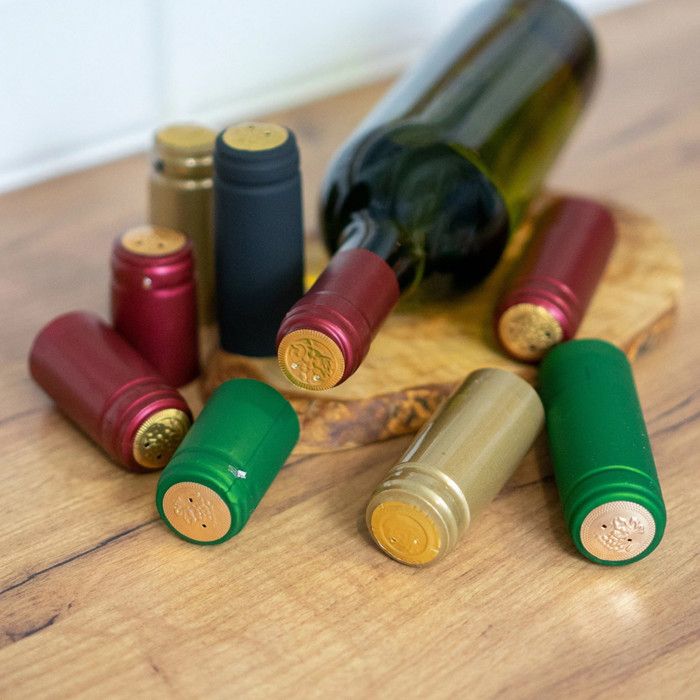 Capsules Thermorétractables pour Bouteilles De Vin,Hauteur 5,4 cm ...