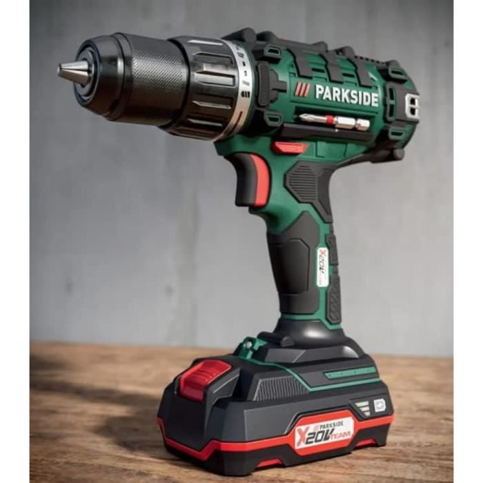 PARK SIDE Parkside PARKSIDE Perceuse-visseuse sans fil PABS 20-Li E6 ...