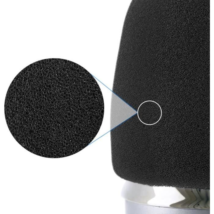 Microphone Pare-Brise Bonnette Anti-Vent En Mousse Avec Housse De ...