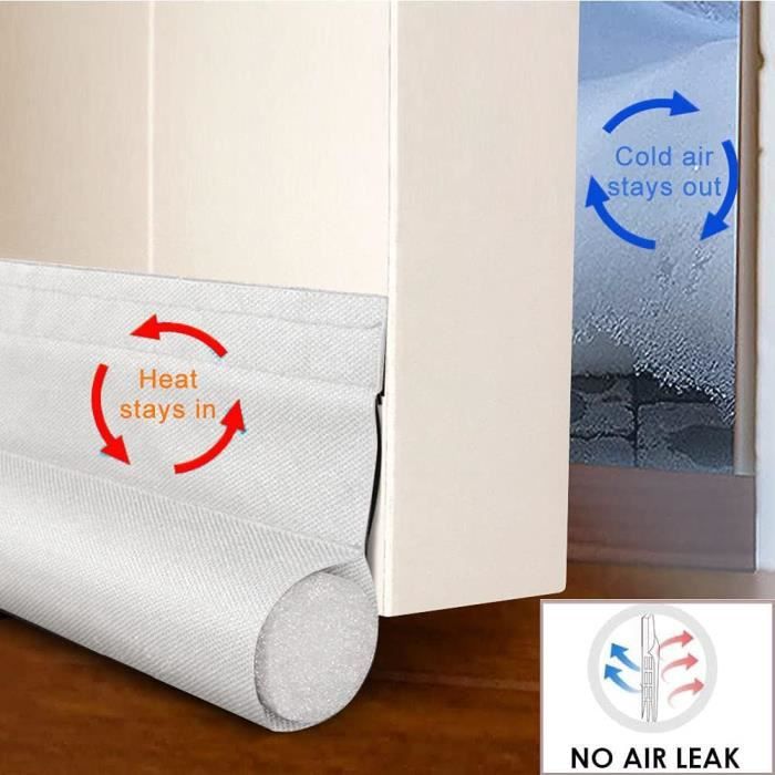 Calfeutrage Bas de Porte, 95cm Bande d'étanchéité Autocollante pour ...