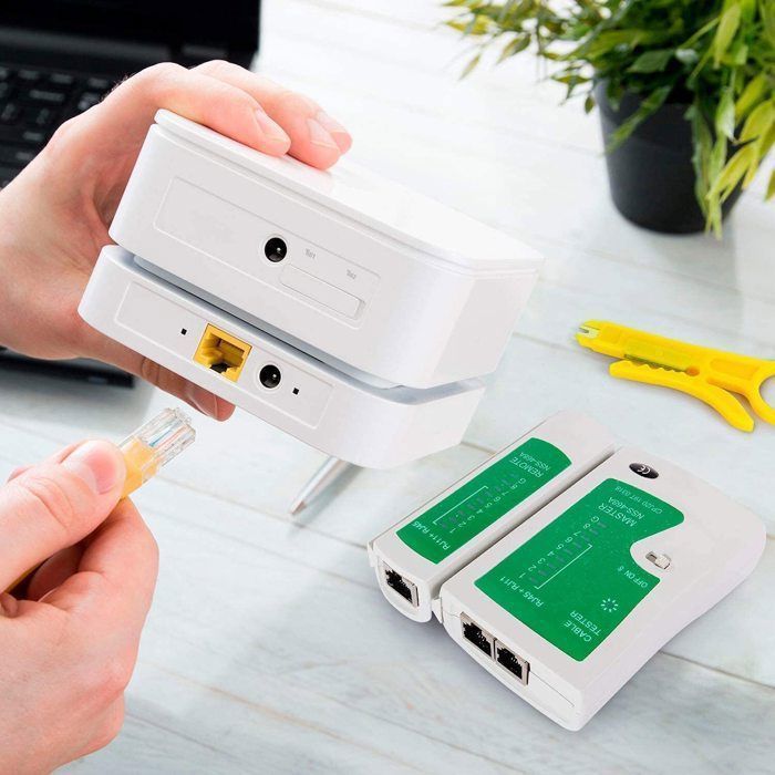 Testeur de Network Réseau Cable - Kit d'Outils Réseau 12 pièces - pour ...
