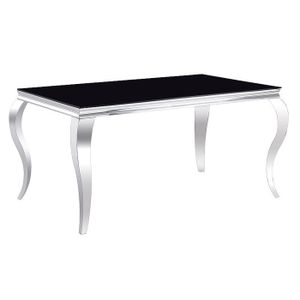 Table à manger un verre noir - Cdiscount