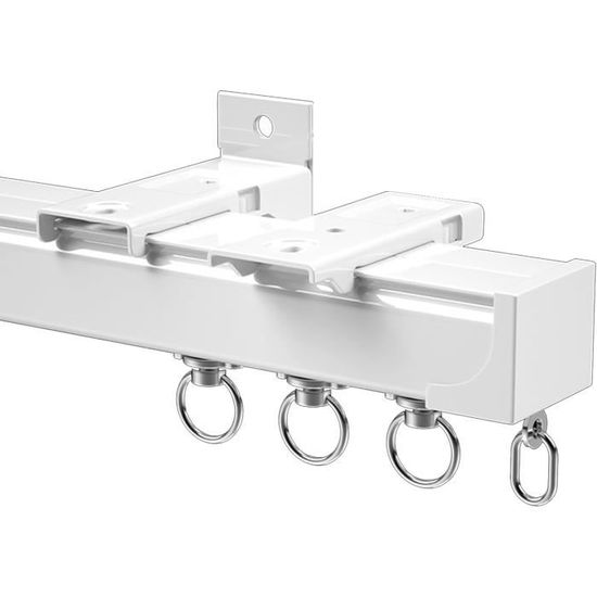 Rail Pour Rideaux, Rail Rideau Plafond, Rails Et Tringles À Rideaux ...