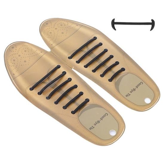 EBTOOLS Lacet de chaussure sans attache 12pcs Professionnel No Tie ...