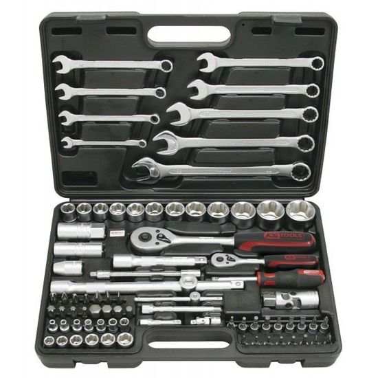 Coffret de douilles 82 pcs KSTOOLS - F6 1/4'' - 1/2'' - CHROMEmat - Cdiscount Bricolage