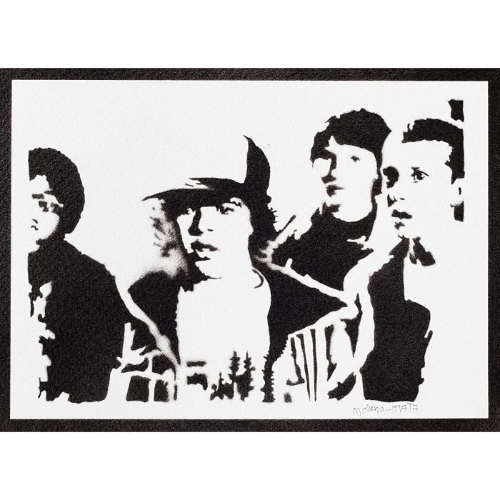 Affiche Stranger Things Affiche Onze Mike Dustin et Lucas Handmade ...