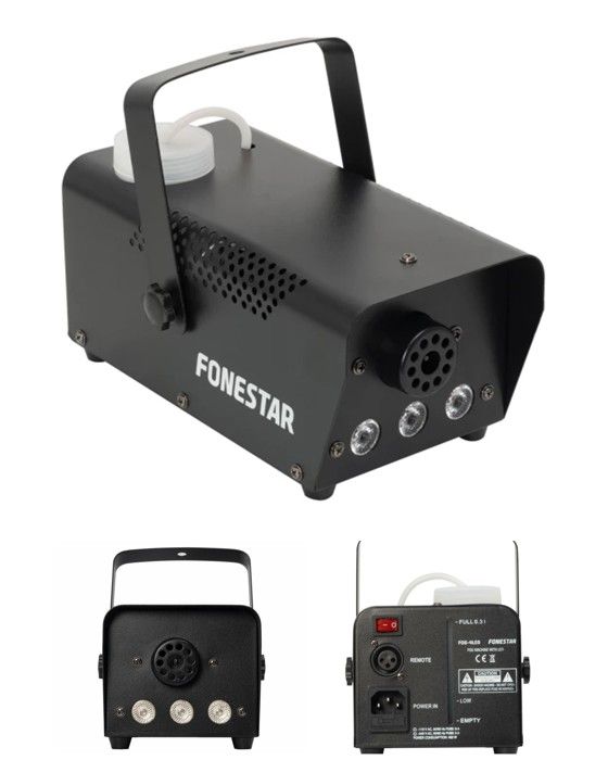 Machine à fumée - Non spécifié - 400W - 3 LED RGB - Télécommande sans fil - Effets lumineux ...