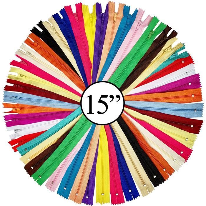 Nylon fermeture éclair | Zippers pour l'artisanat de couture | 20 ...