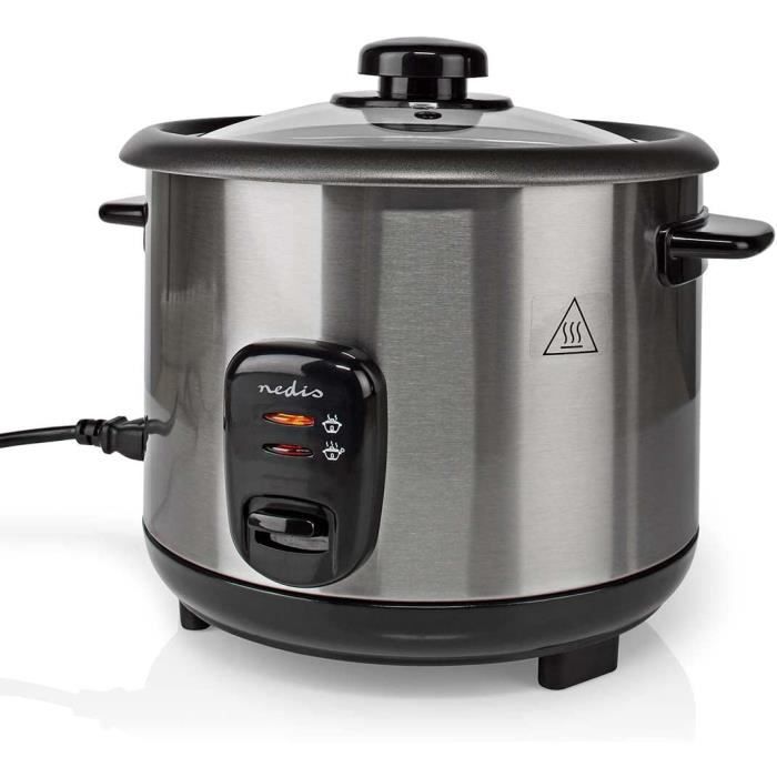 Nedis Cuiseur à riz Revêtement antiadhésif Bol amovible Arrêt ...