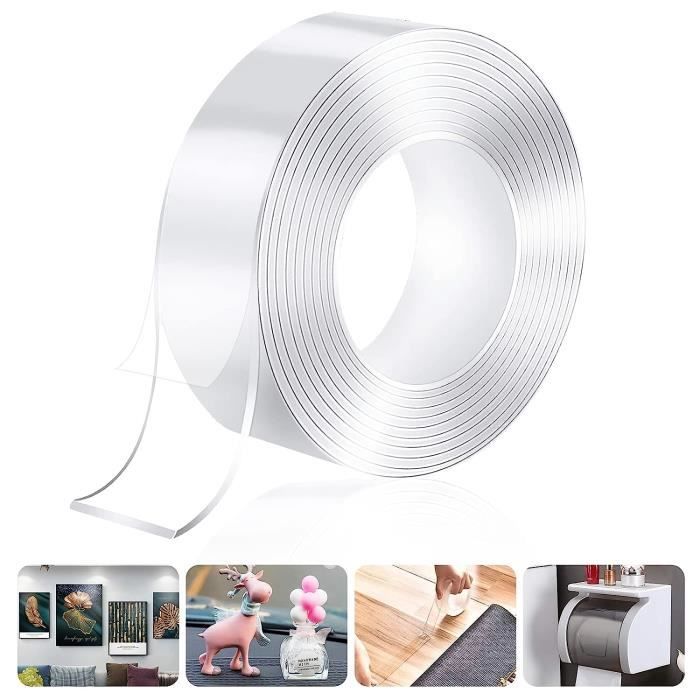 Adhésif Double Face Extra Fort, 5M x 3CM x 2MM Double Face Extra Fort ...