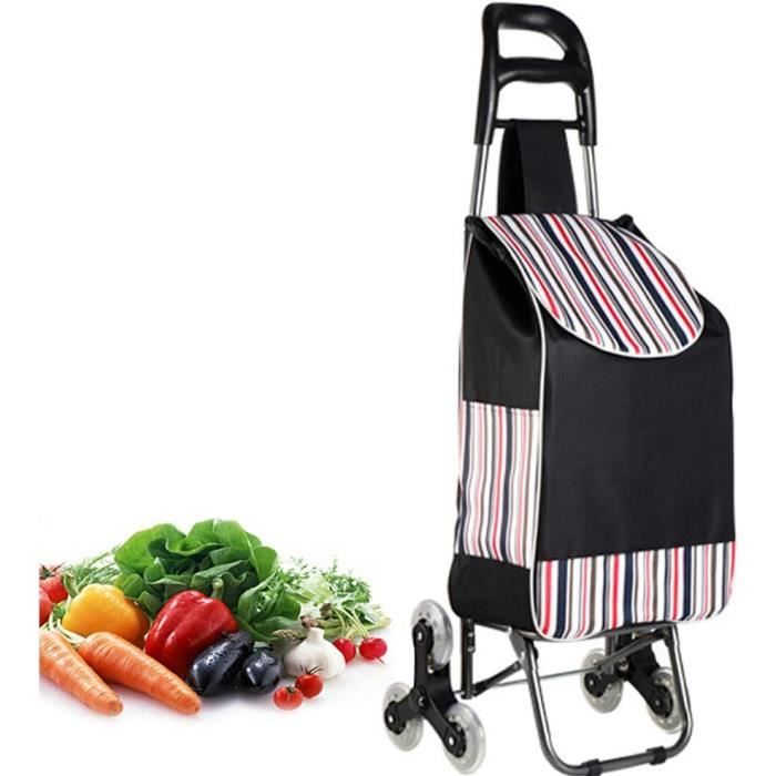 Chariot Pliable, Sac à Provisions Pliable Trolley, 3 Roues Stair ...