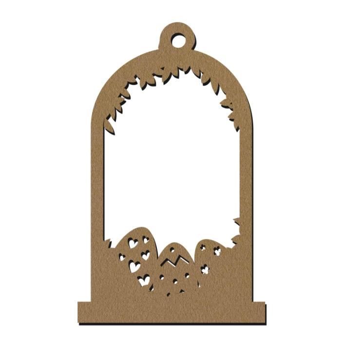 Forme Cloche en bois à décorer - Oeuf - 12 cm - Cdiscount Beaux-Arts et ...