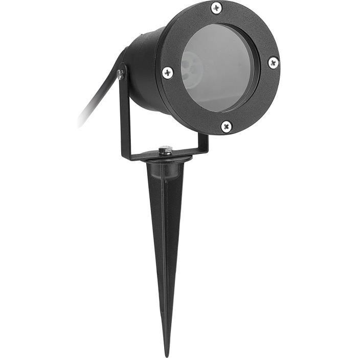 Spot de jardin Smartwares - GSW-001-HB - Noir - Halogène - Câble de 2m ...